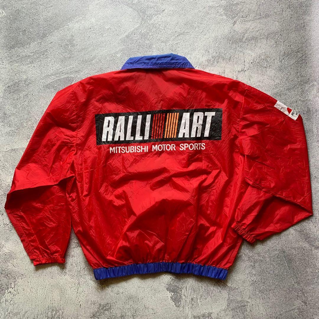 Vintage 90s Mitsubishi Ralliart Racing Jacket Jackie Chan, Fesyen Pria ...