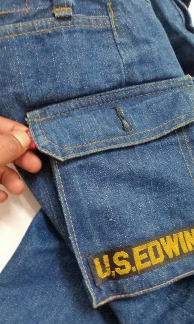 Vintage Edwin Selvage USA Poket Tampal 70s, Men's Fashion, Bottoms ...