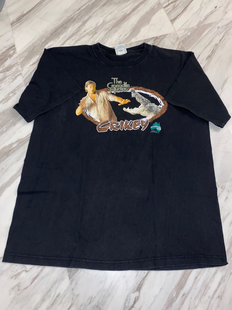 Vintage Steve Irwin T Shirt, Men's Fashion, Tops & Sets, Tshirts & Polo ...