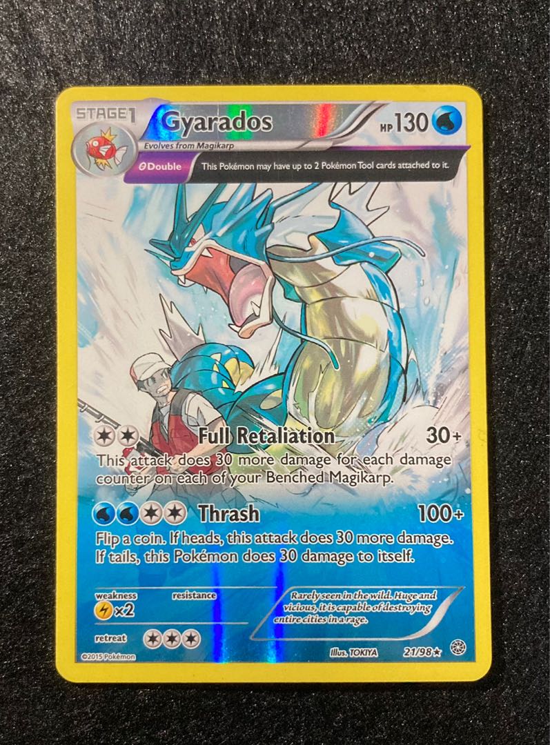 Vintage Ultra Rare - Gyarados Full Art - Ancient Origins - Pokemon tcg ...
