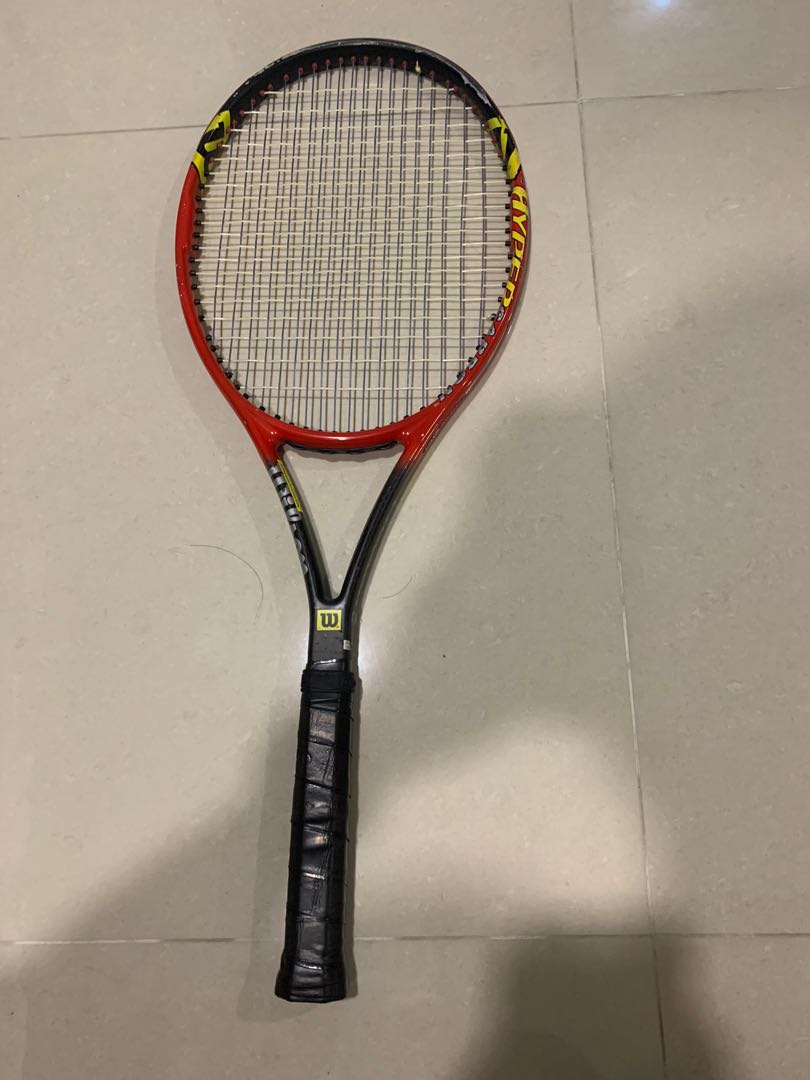 Wilson hyper pro staff six one 95, Sports Equipment, Sports & Games ...