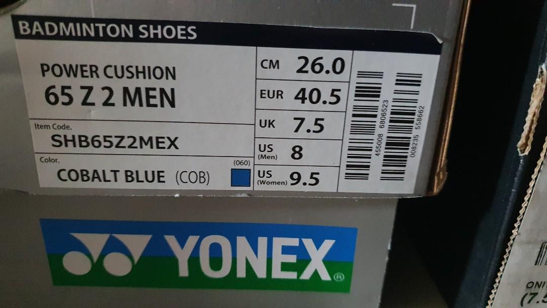 Yonex badminton shoes 65z2, Sports Equipment, Sports & Games, Racket ...