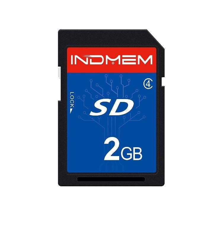 12232) INDMEM 2GB SD Card Class 4 SLC Secure Digital Flash Memory Card ...