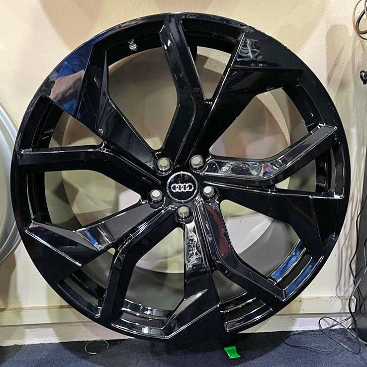 22" rims (Black), Car Accessories, Tyres & Rims on Carousell