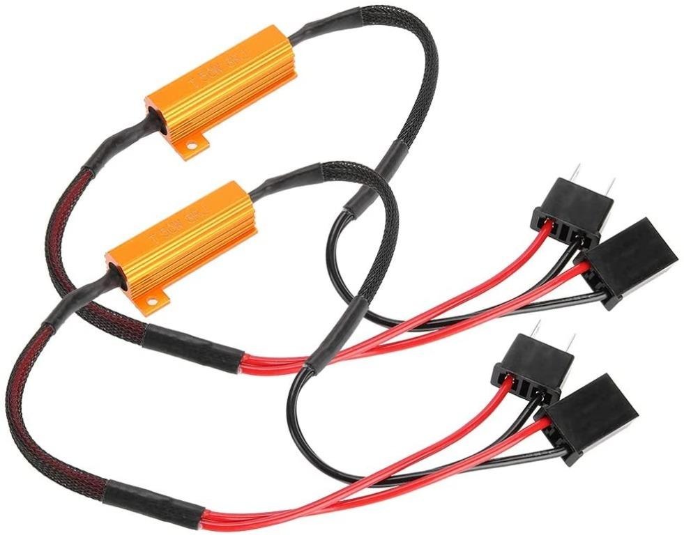 2Pcs Canbus Decoder Led Headlight Decoder H7 Error Code Warning ...