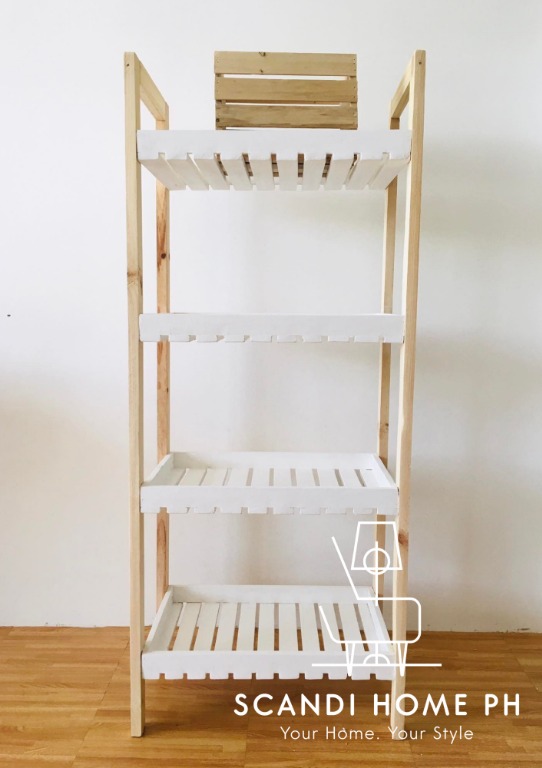 4 Layers Organizer Rack - Scandi [ Design A], Furniture & Home Living ...