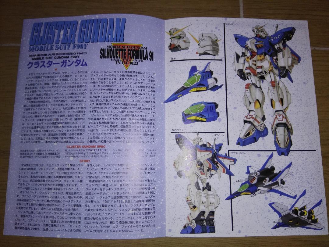 共2盒 絕版 高達 模型 1比100 Gundam F91 系列 Mobile Suit F71 雷射大砲 Silhouette ...