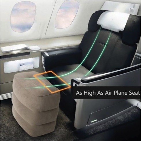 ️ Inflatable Travel Leg Rest ️ Three Layer Leg Rest ️ Aeroplane Car ...