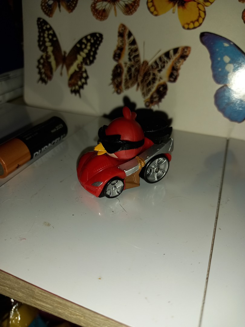Angry Bird Mini Car Cake Topper, Hobbies & Toys, Toys & Games on Carousell
