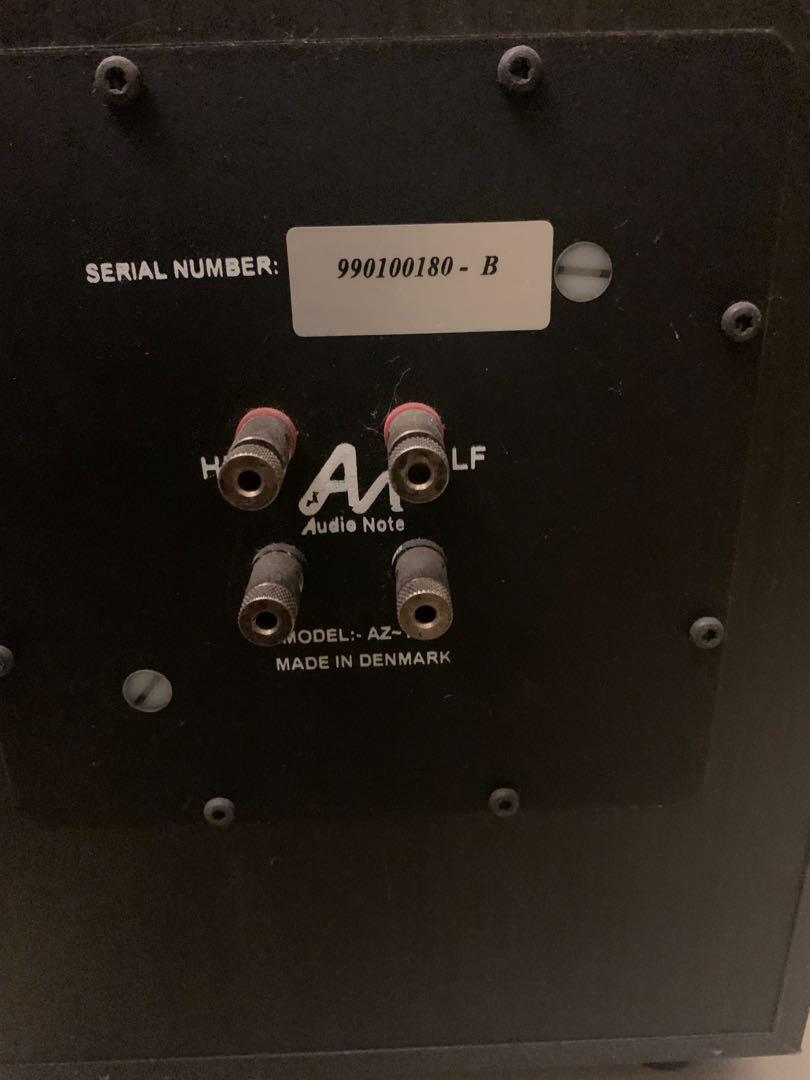 Audio Note (UK) AZ-Two Floor Standing Speakers Made in Denmark, Audio ...