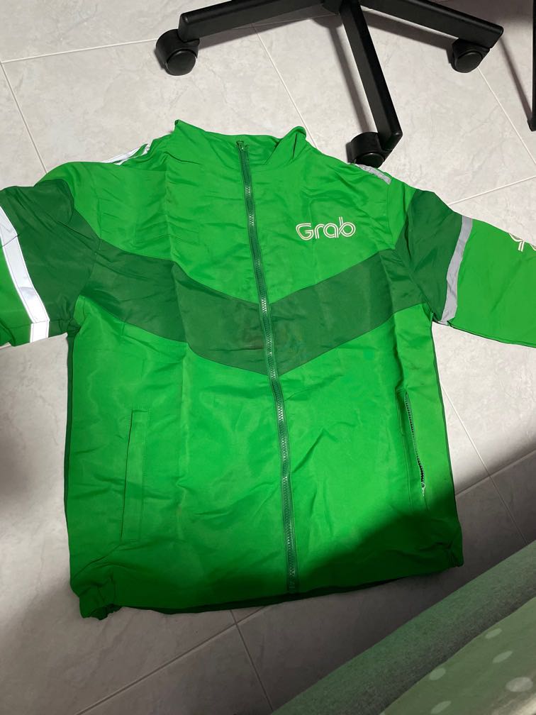 Authentic Grab Jacket L Size, Men's Fashion, Tops & Sets, Tshirts ...