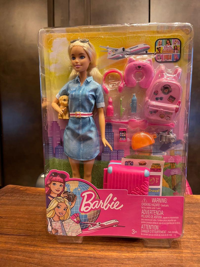 [IN STOCK] Barbie Travel Doll, Hobbies & Toys, Toys & Games on Carousell