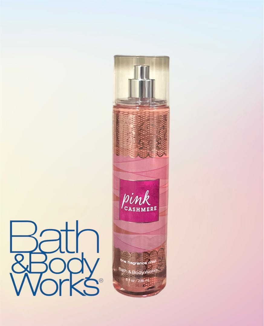BATH & BODY WORKS PINK CASHMERE FINE FRAGRANCE MIST 8 fl oz / 236 ml ...