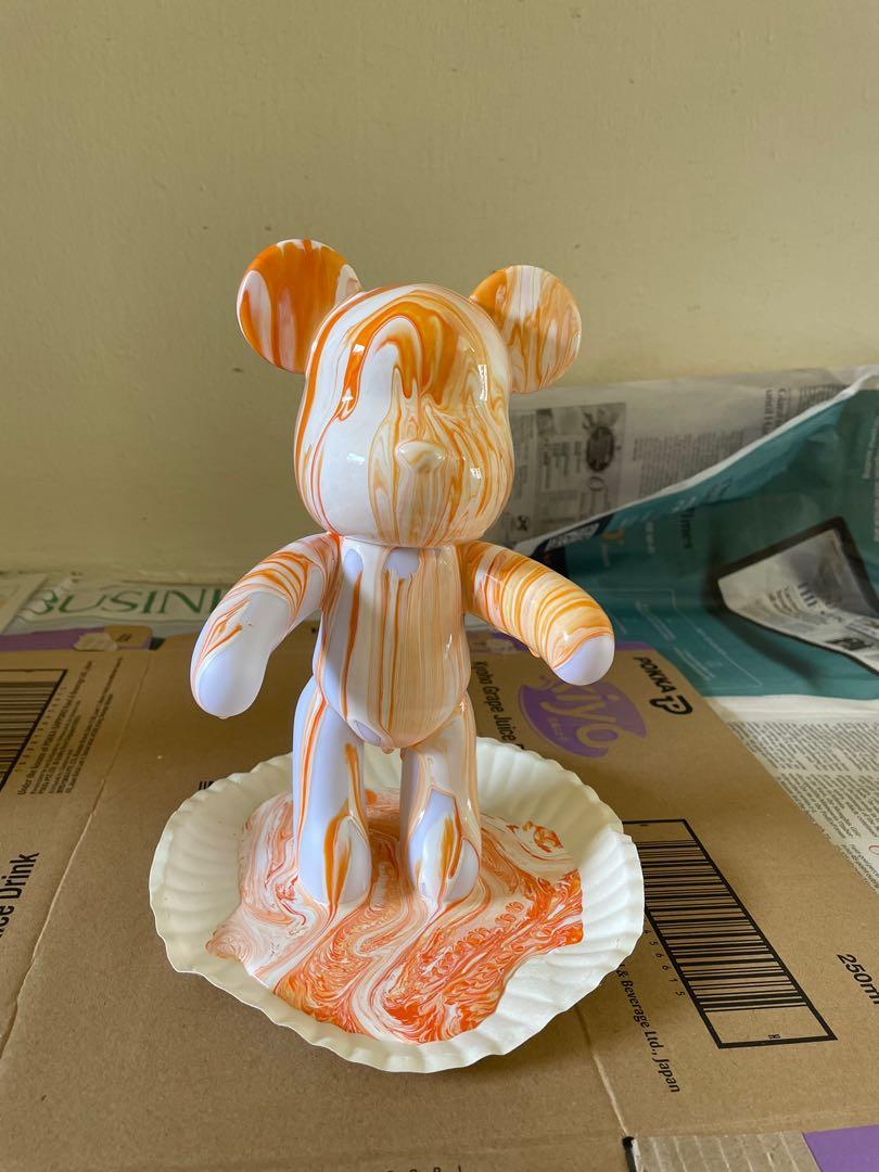 Bearbrick DIY | Acrylic Paint Crafts Bearbrick, Hobbies & Toys ...