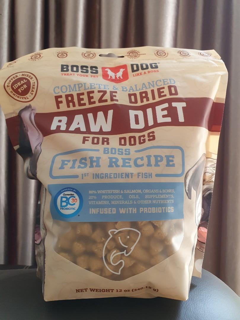 Boss Dog Fish recipe, Pet Supplies, Pet Food on Carousell