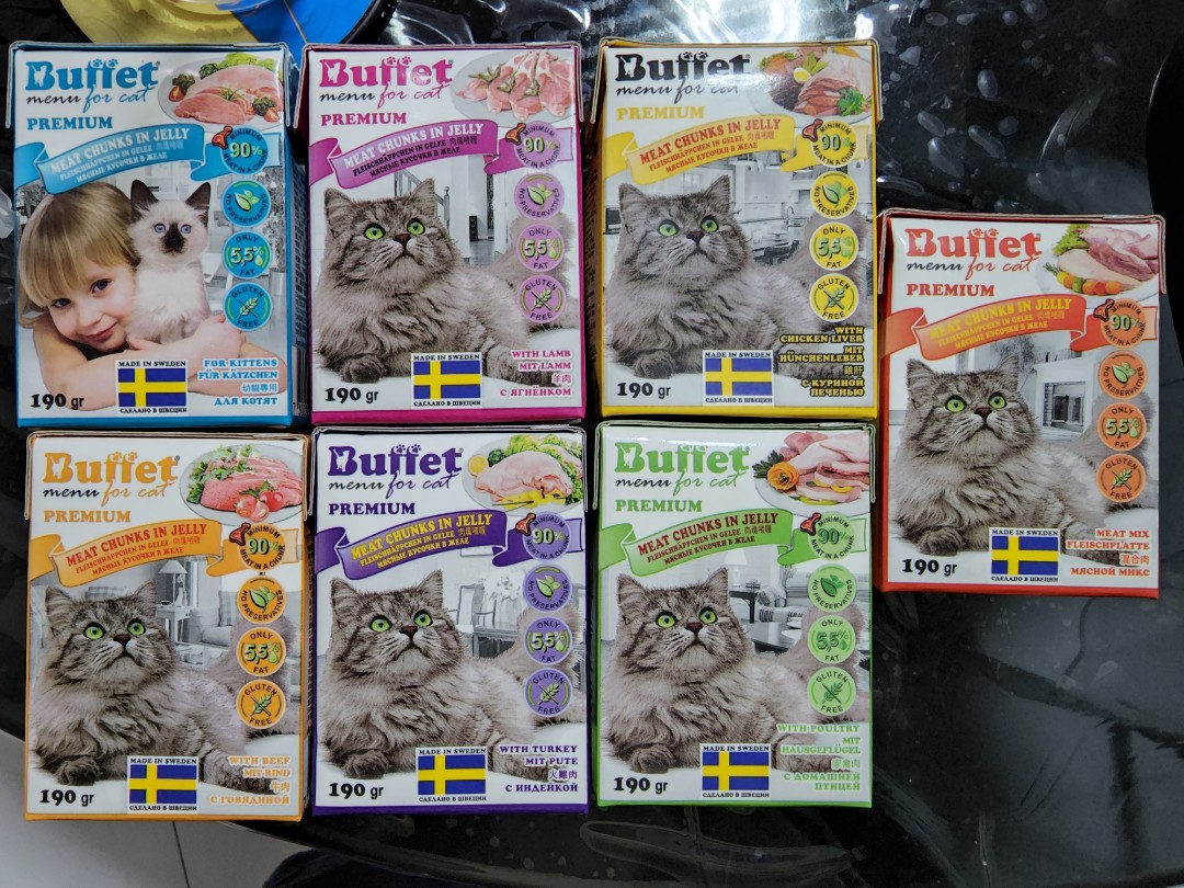 Buffet Meat Associated Cat Food, Pet Supplies, Pet Food on Carousell