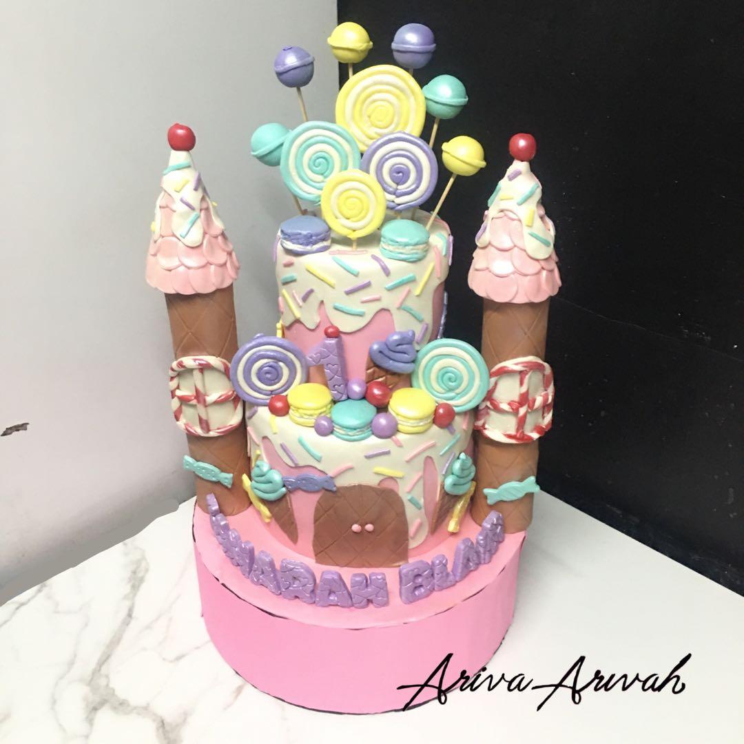 Candy Land Castle Cake