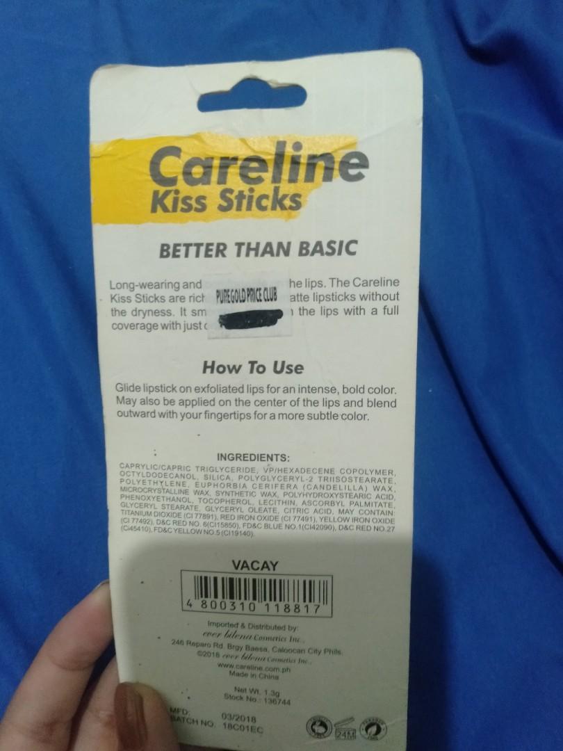 Careline Kiss Sticks, Beauty & Personal Care, Face, Makeup on Carousell