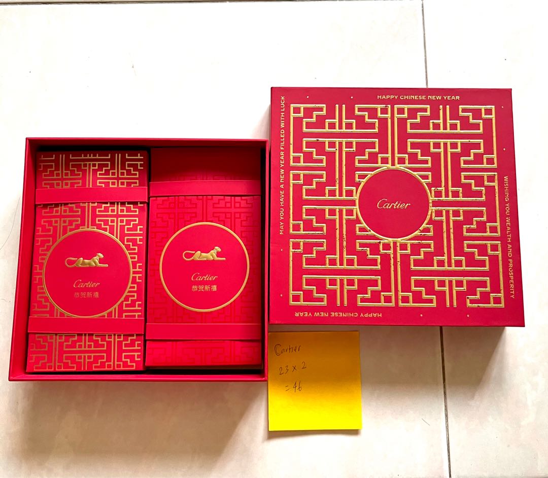 Cartier 2021 Red Packet Angbao, Hobbies & Toys, Stationery & Craft ...