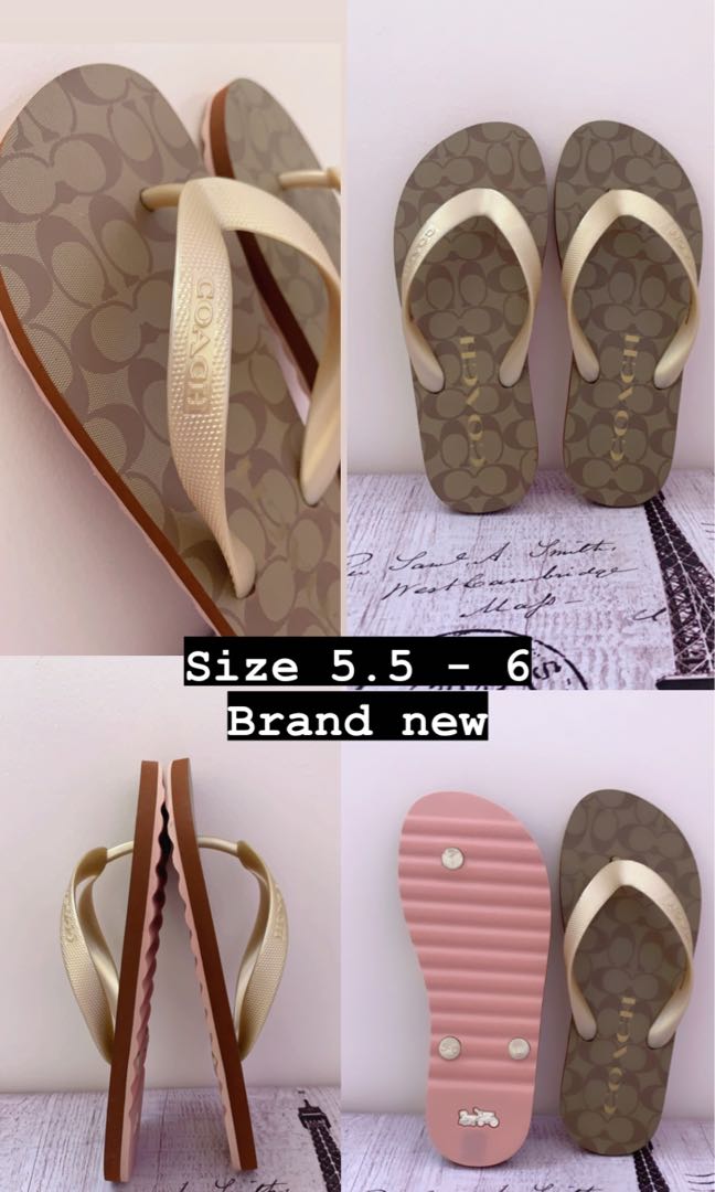 Coach Slippers, Women's Fashion, Footwear, Slippers and slides on Carousell