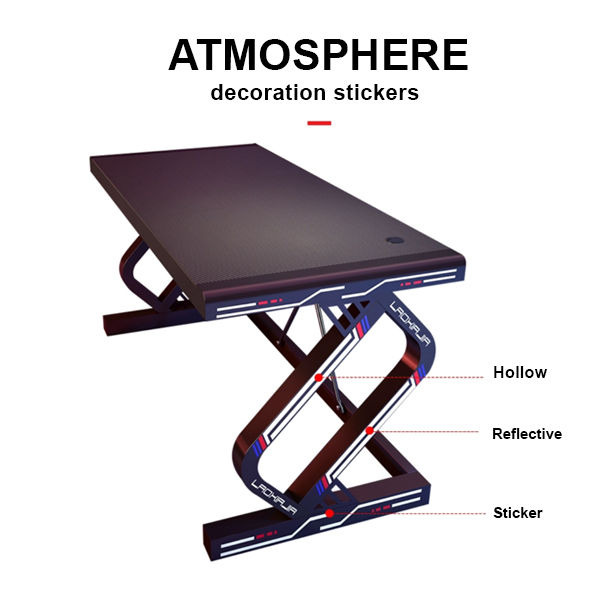 COD - Tempered Glass Table Computer Desk Gaming table Home table ...
