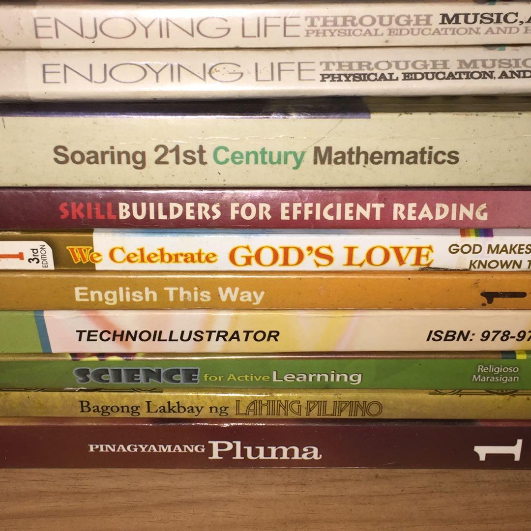 TAKE ALL Grade 1 K-12 Textbook Book Bundle Set Used Preloved FREE Kids ...