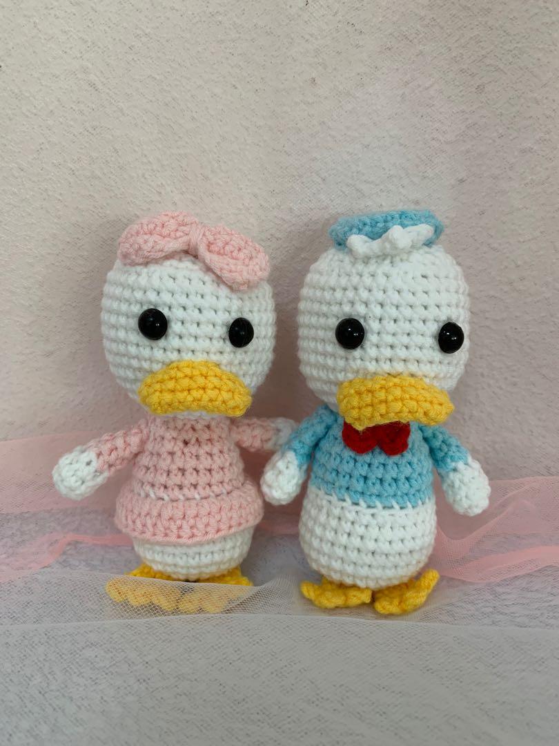 Donald and Daisy Duck Handmade Crochet, Hobbies & Toys, Stationery ...