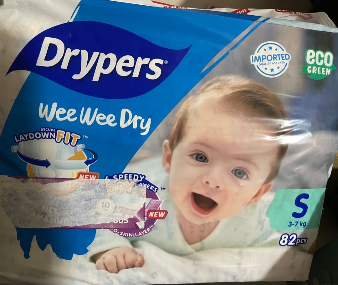 Drypers “S “, Babies & Kids, Bathing & Changing, Diapers & Baby Wipes ...