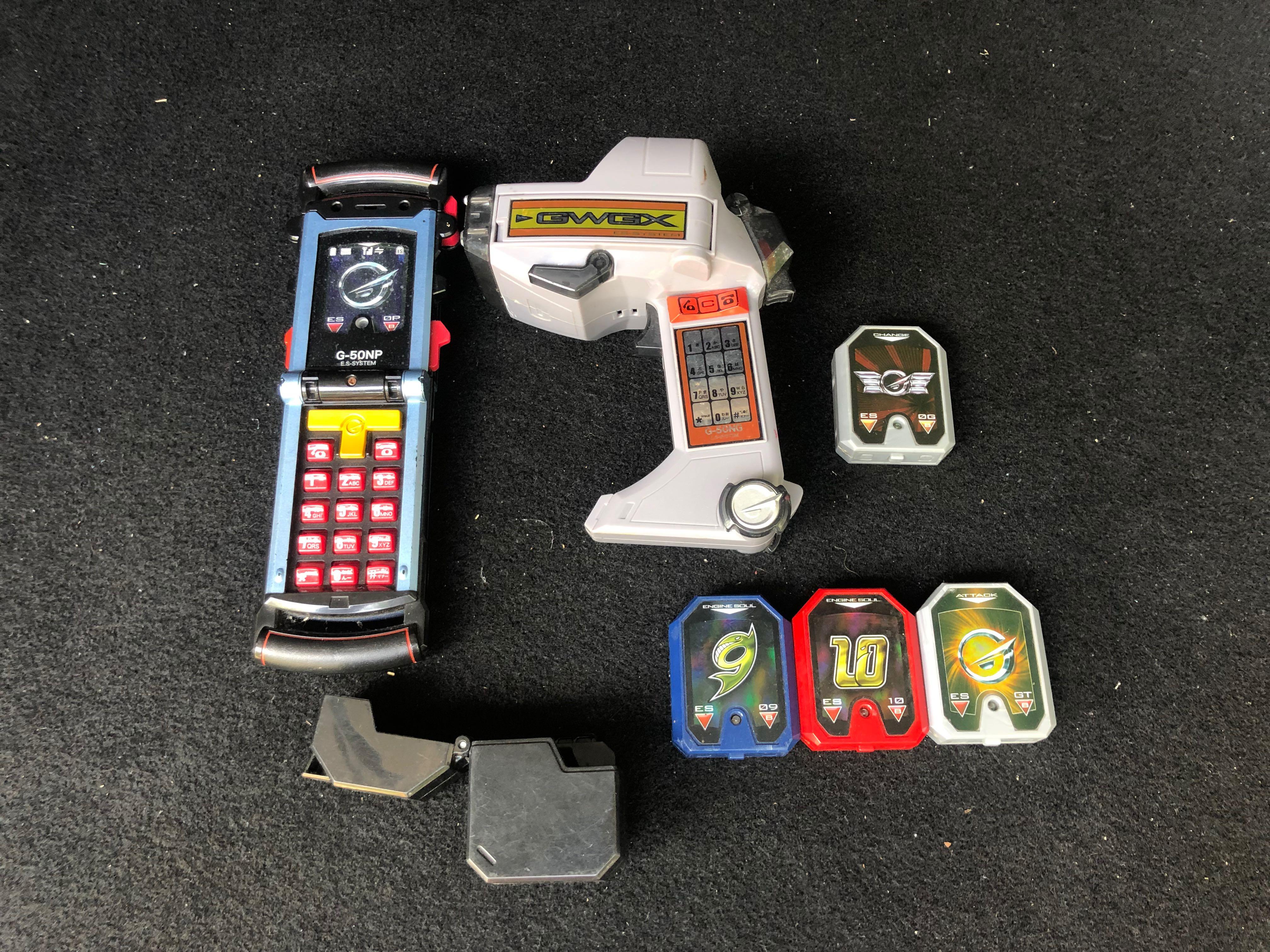 DX Engine Sentai Go Onger Go On Phone and Wind Trigger set, Hobbies ...