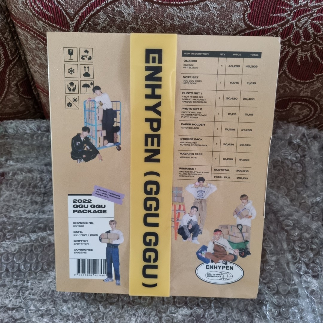 Enhypen Ggu Ggu Package 2022, Hobbies & Toys, Memorabilia ...