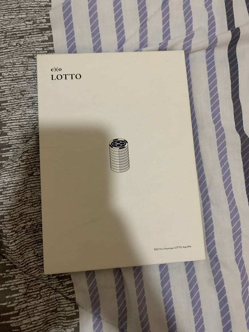 EXO LOTTO ALBUM, Hobbies & Toys, Memorabilia & Collectibles, K-Wave on ...