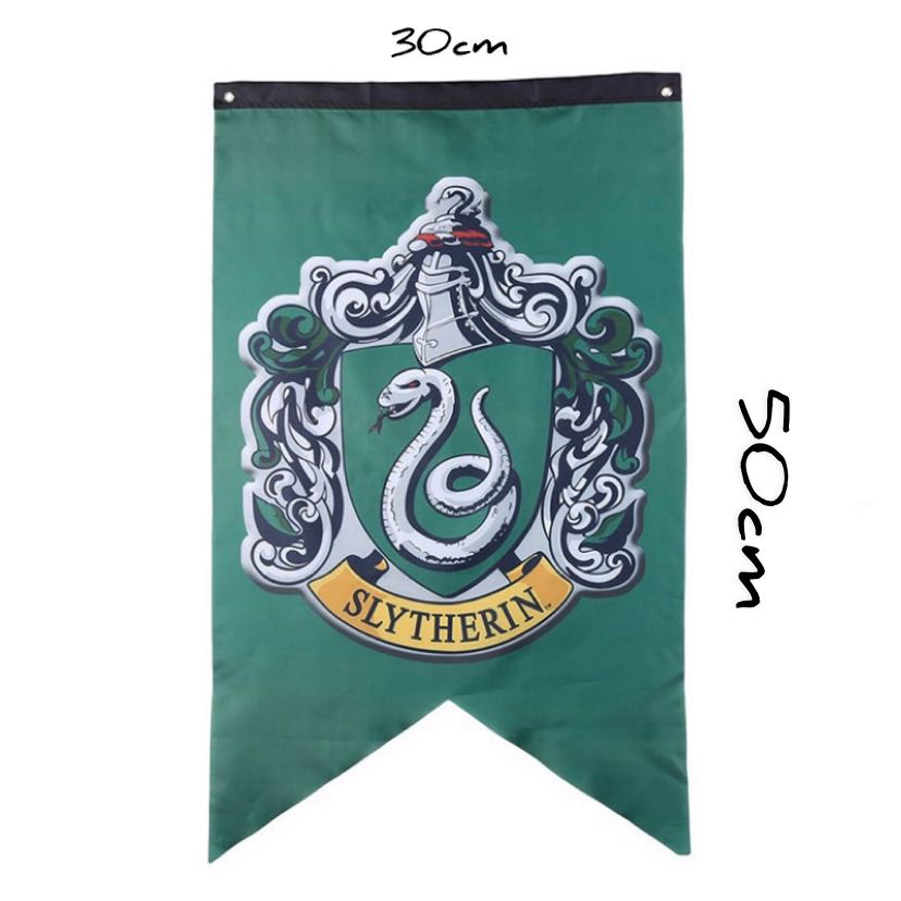 Harry Potter big SLYTHERIN banner ( wall decor ), Furniture & Home ...