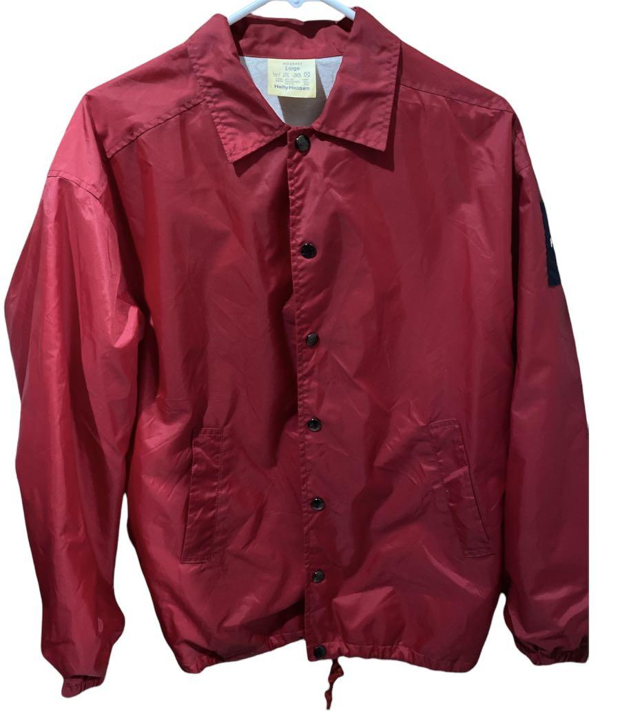 Helly Hansen Red Nylon Jacket, Men's Fashion, Coats, Jackets and ...
