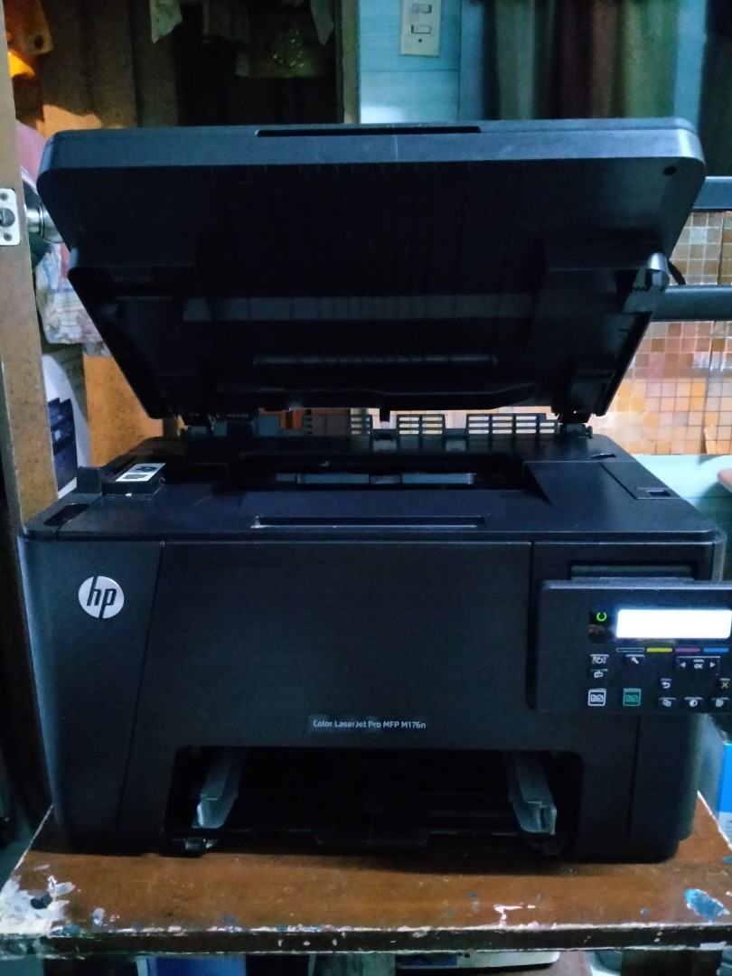 HP colored laserjet m176n, Computers & Tech, Printers, Scanners ...