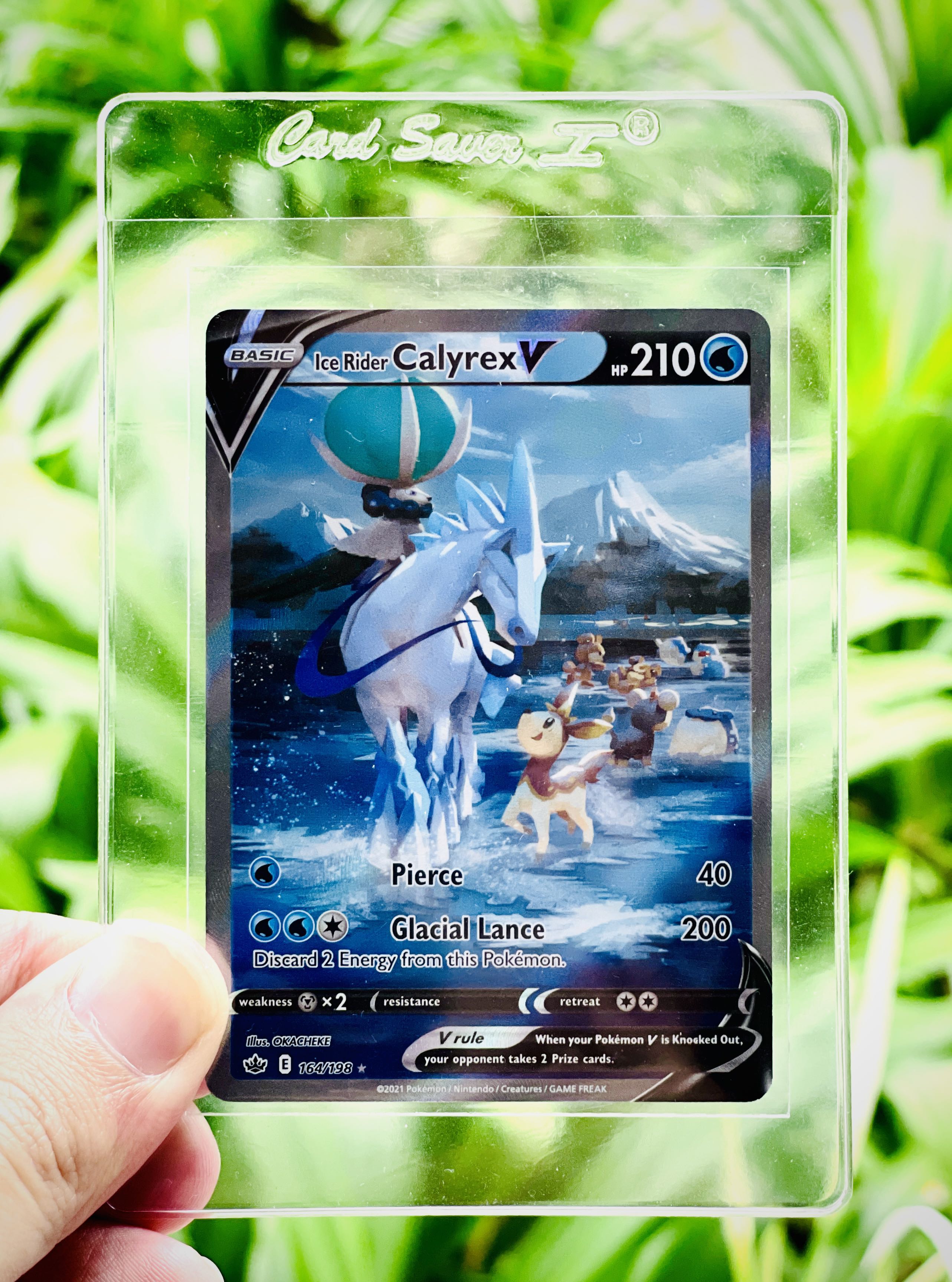 Ice Rider Calyrex Alternate Art & Vmax - Chilling Reign Series, Hobbies ...