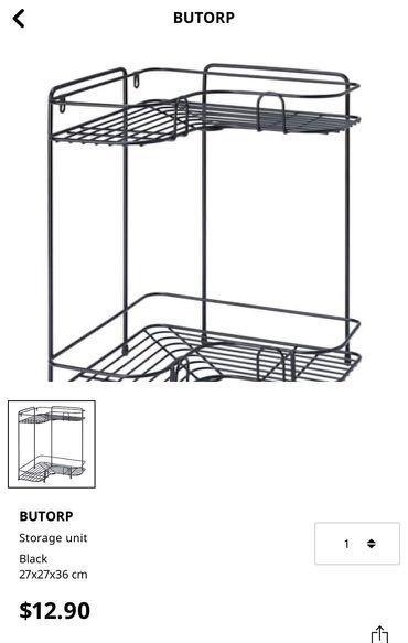 Ikea Toilet Organiser, Furniture & Home Living, Bathroom & Kitchen ...