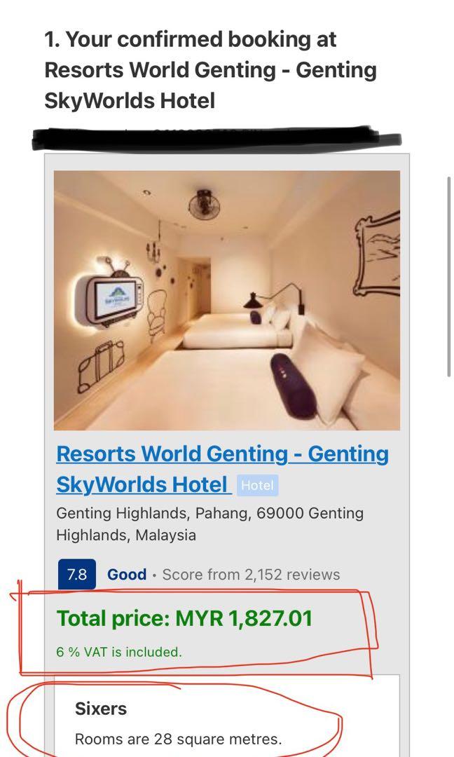 June 2022 - Genting Skyworld Hotel (3N) , Tickets & Vouchers, Flights ...
