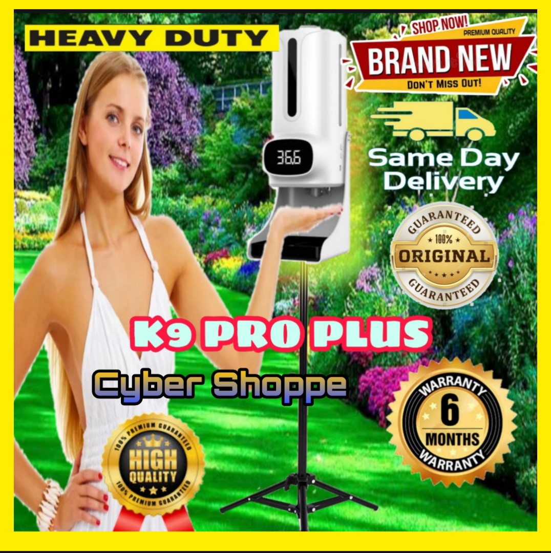 K9 Pro Plus 2 in 1 Thermometer Non-Contact Automatic Sensor plus ...
