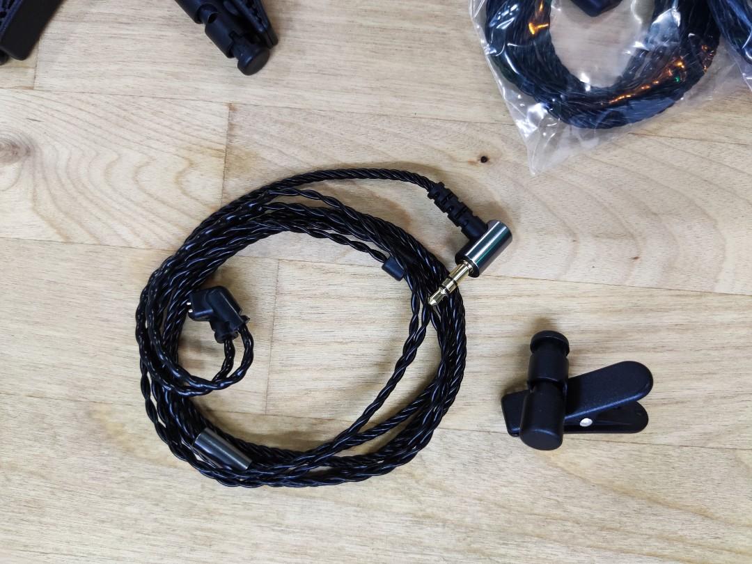 Kz CCA qdc connection 4core lightweight iem cable to 3.5mm adapter with ...