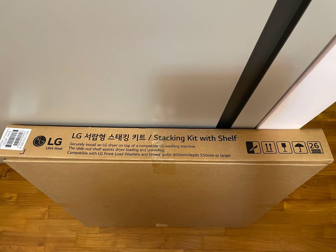 LG stacking kit with shelf, TV & Home Appliances, Washing Machines and ...