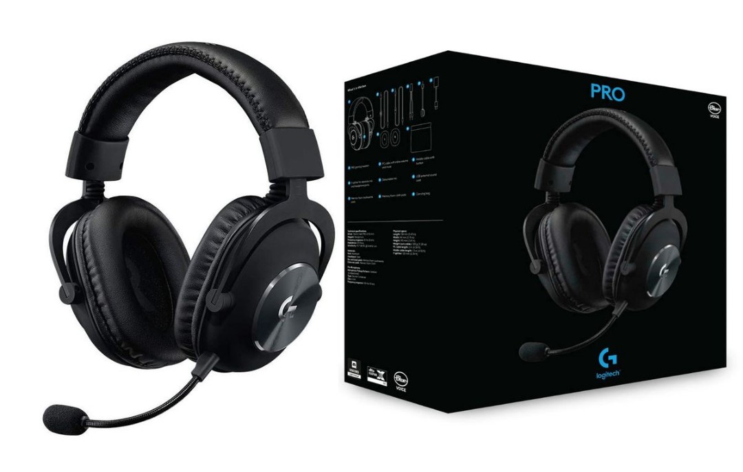 Logitech G PRO Gaming Headset 2nd Generation with PRO-G 50 mm Audio ...