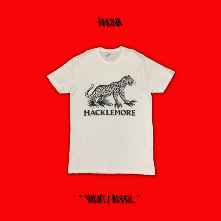 MACKLEMORE "CHEETAH" SHIRT (PART OF GEMINI TOUR 2017), Men's Fashion ...