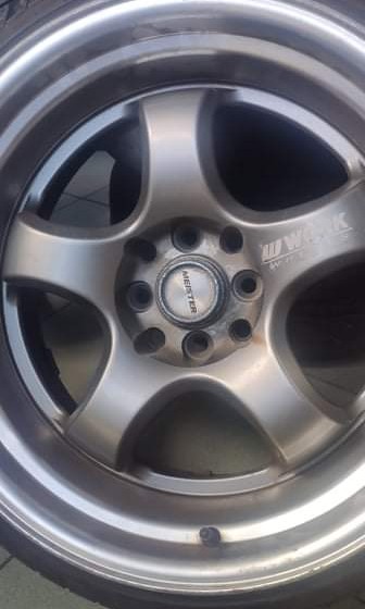 Meister 17" Mag with Tire plus extra tire, Car Parts & Accessories ...