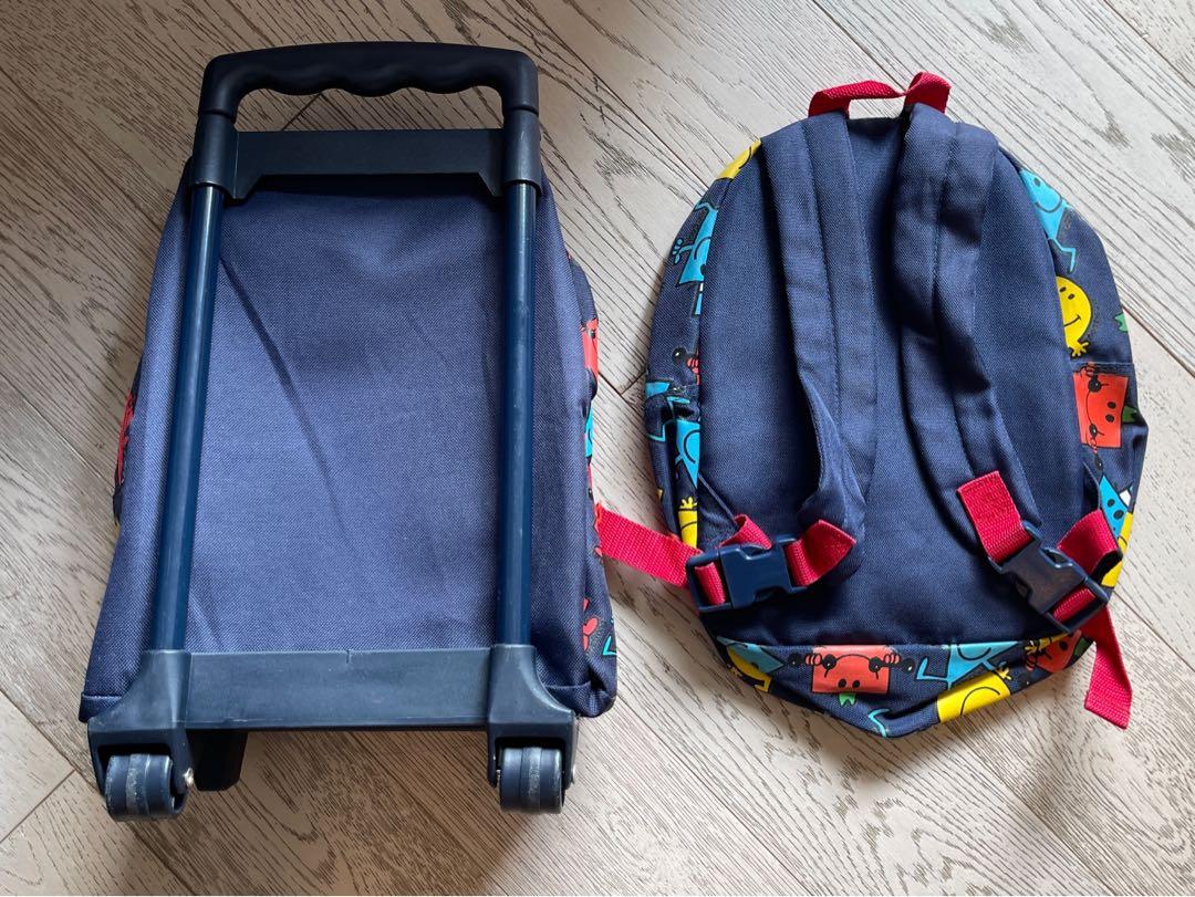 M&S Mr Men Backpack and luggage set, 兒童＆孕婦用品, 嬰兒及小童流行時尚 - Carousell