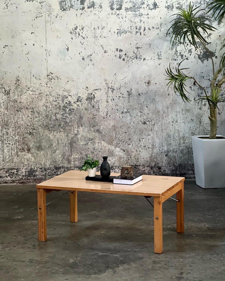 MUJI folding coffee table, Furniture & Home Living, Furniture, Tables ...