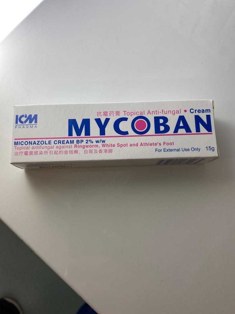 Mycoban anti fungal cream, Health & Nutrition, Medical Supplies & Tools ...