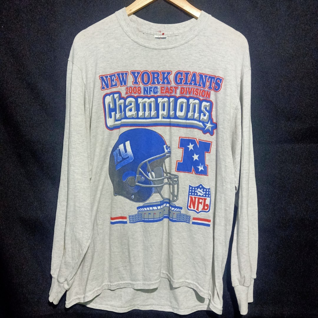 New york Giants 2008 nfl champion sweater, Men's Fashion, Tops & Sets ...