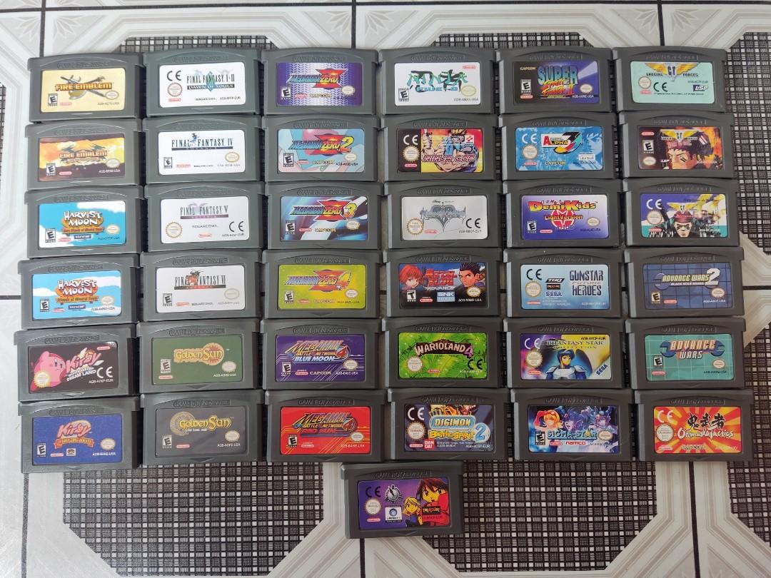 Nintendo GBA Gameboy Advance Cartridge Game Card High Quality Class A ...
