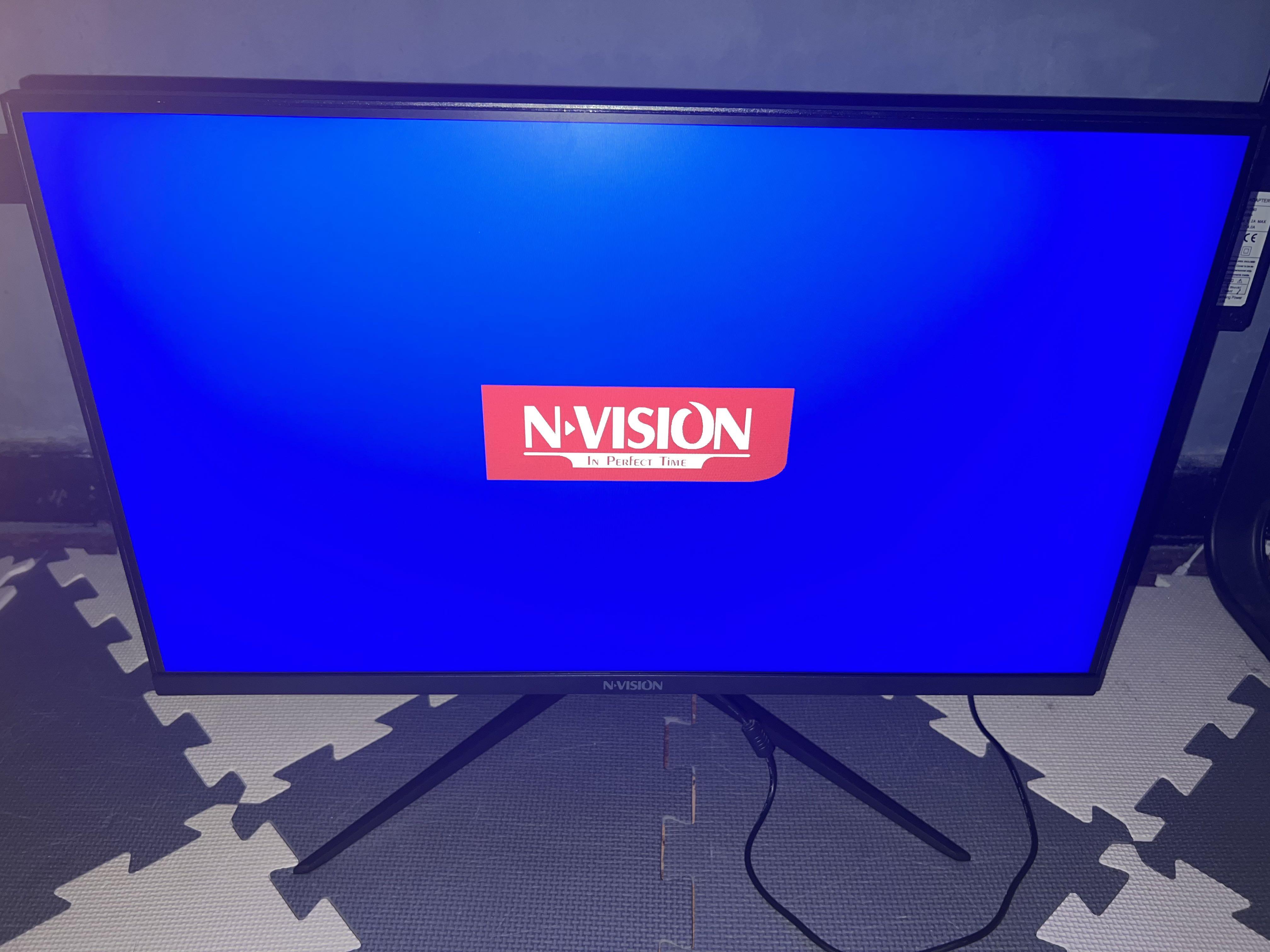 Nvision 27inch 165hz Monitor + mount/monitor arm, Computers & Tech ...