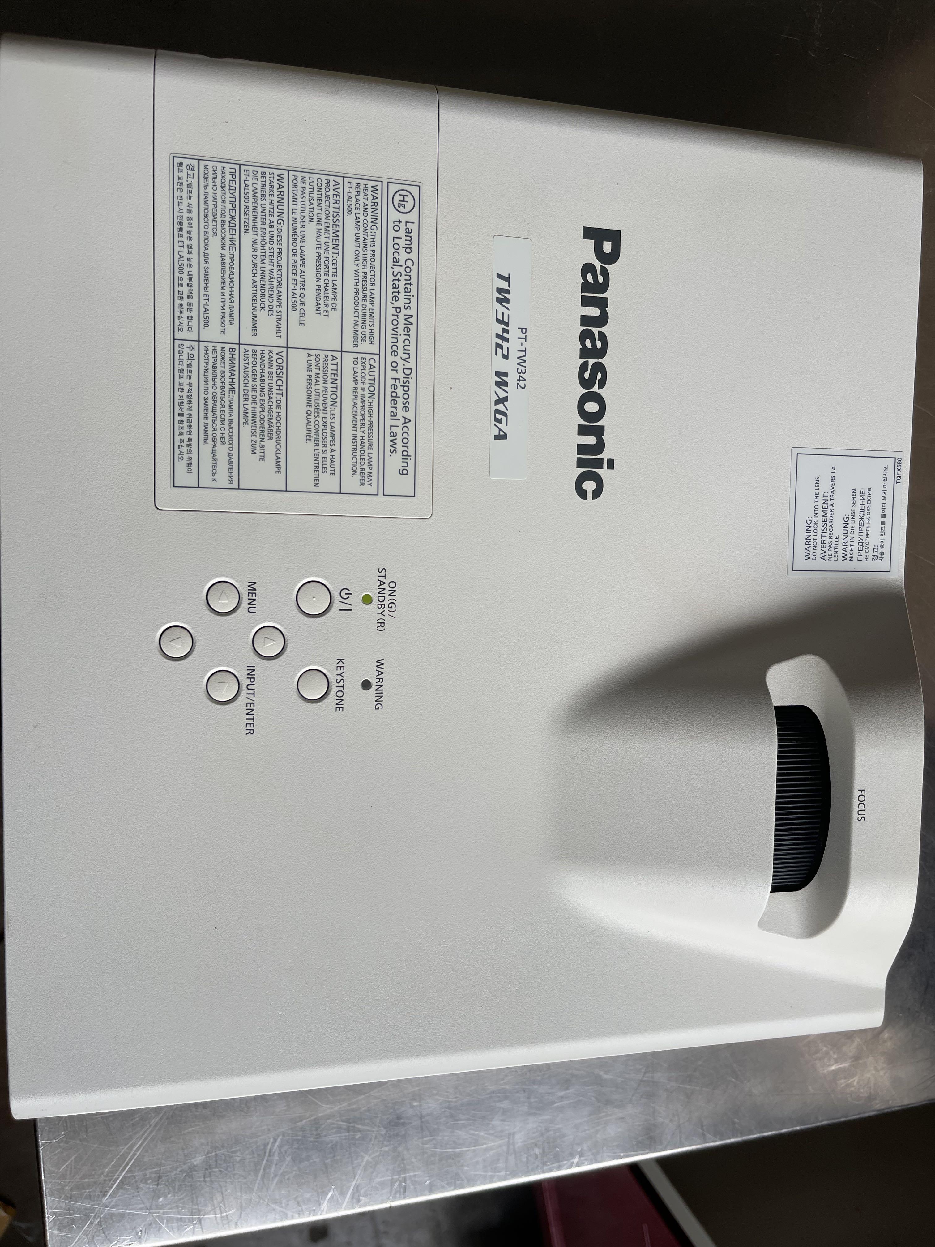 Panasonic Projector PT-TW342, TV & Home Appliances, TV & Entertainment, Projectors on Carousell